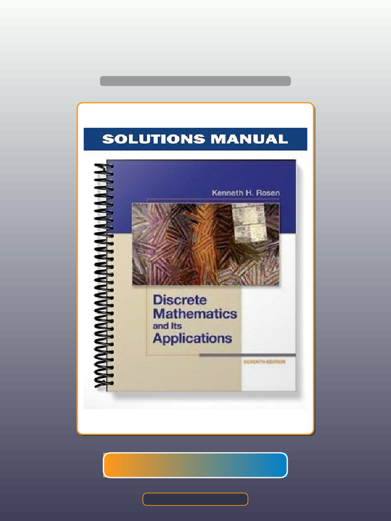 Discrete Mathematics and Its Applications 7th Edition by Kenneth Rosen ...