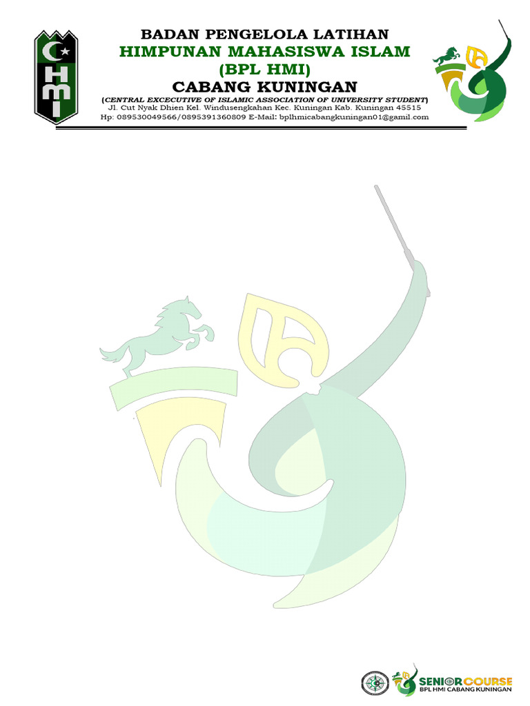 Tor Screening SC BPL Hmi Cabang Kuningan Tahun 2025 | PDF