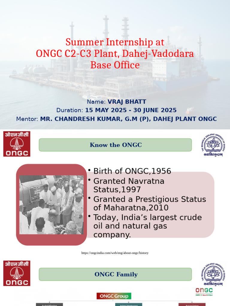 ONGC Summer Internship 2025 Details | PDF | Pump | Atmosphere Of Earth