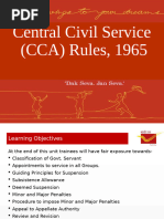 0 - Ccs Cca Rules, 1965 - Bare Rules-31!8!2024-Final - No | PDF | Government | Common Law