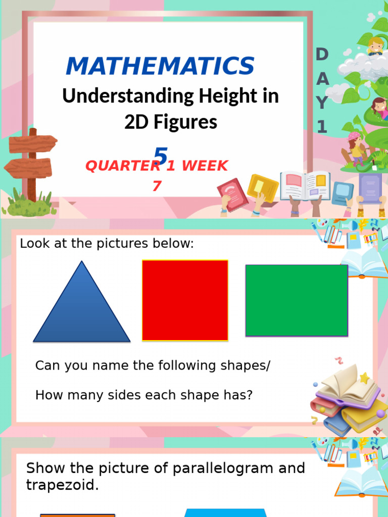 Understanding Height in 2D Shapes | PDF | Area | Triangle