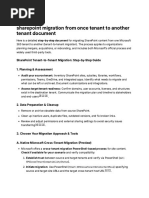 SharePoint Migration Tool Installation Guide | PDF | Share Point ...