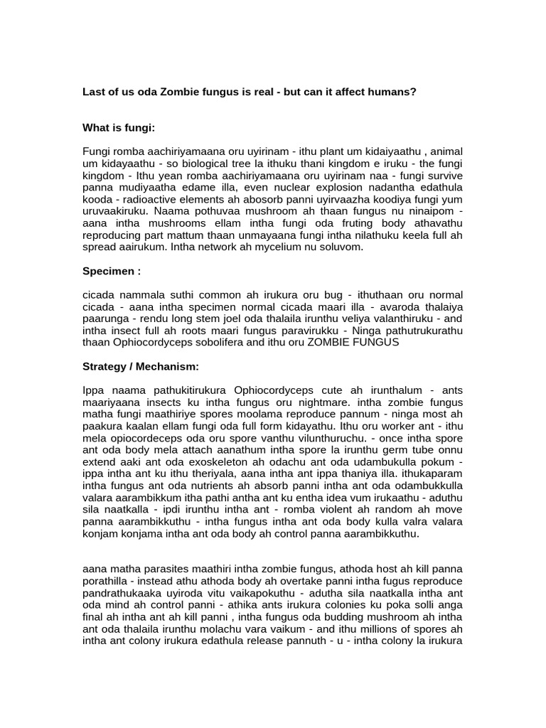 Shoot Copy Zombie Fungus | PDF | Fungus | Ant