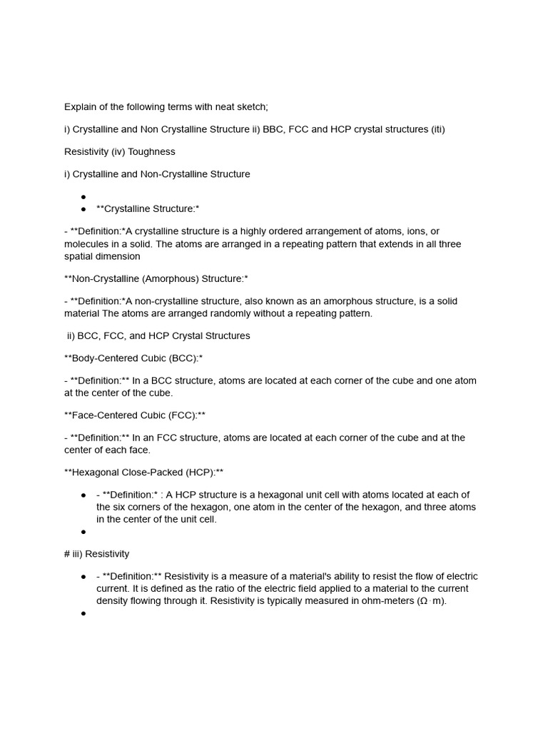 Material Science Pdf Pdf Composite Material Crystal Structure