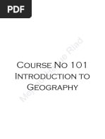 Introduction to Geography Lesson 5 | PDF | Geography | Natural Environment