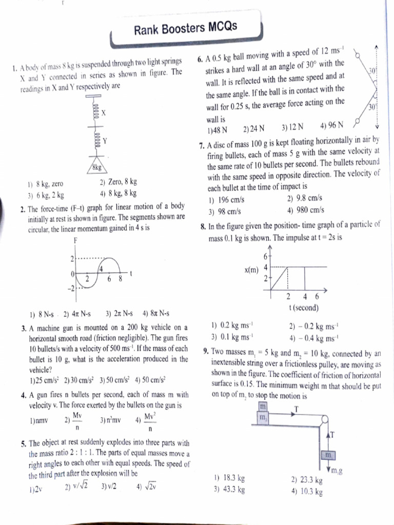 NLM 1 | PDF | Force | Friction