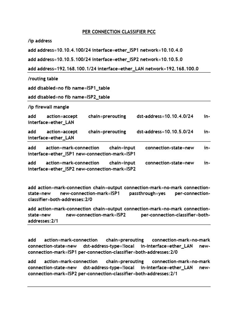Per Connection Classifier PCC | PDF | Internet | Wide Area Network