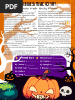 Monster Mash Lyrics | PDF | Horror Fiction | Monsters