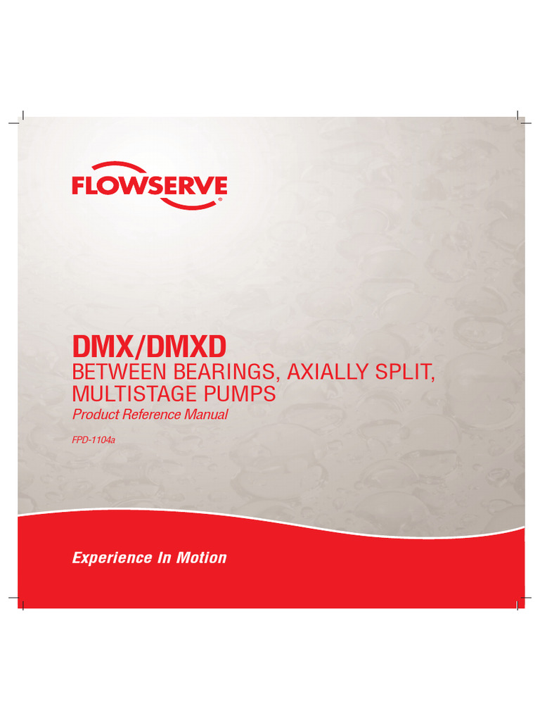 DMX PRM | PDF | Pump | Bearing (Mechanical)