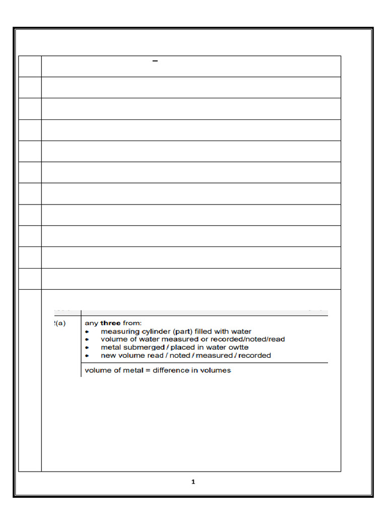 Ans Key Grade VIII PHYSICS Rev Worksheet | PDF