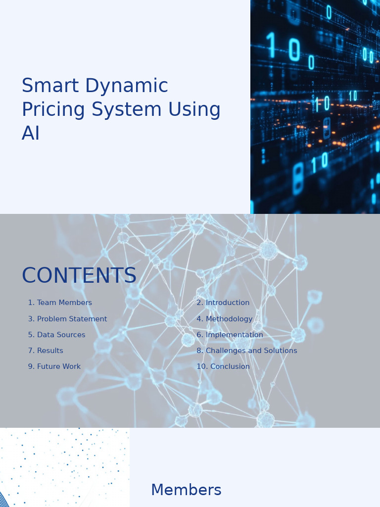 Smart Dynamic Pricing System | PDF