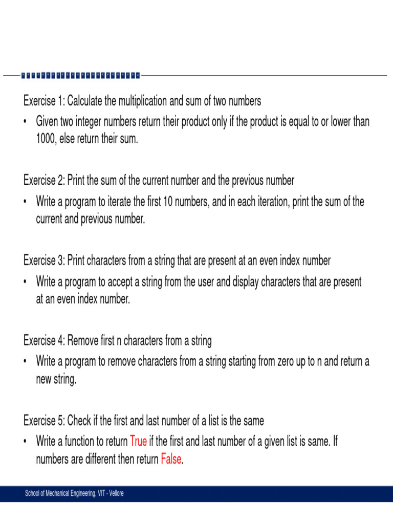 Practice Excercise - 1.Ppt - Compatibility Mode | PDF | Multiplication ...