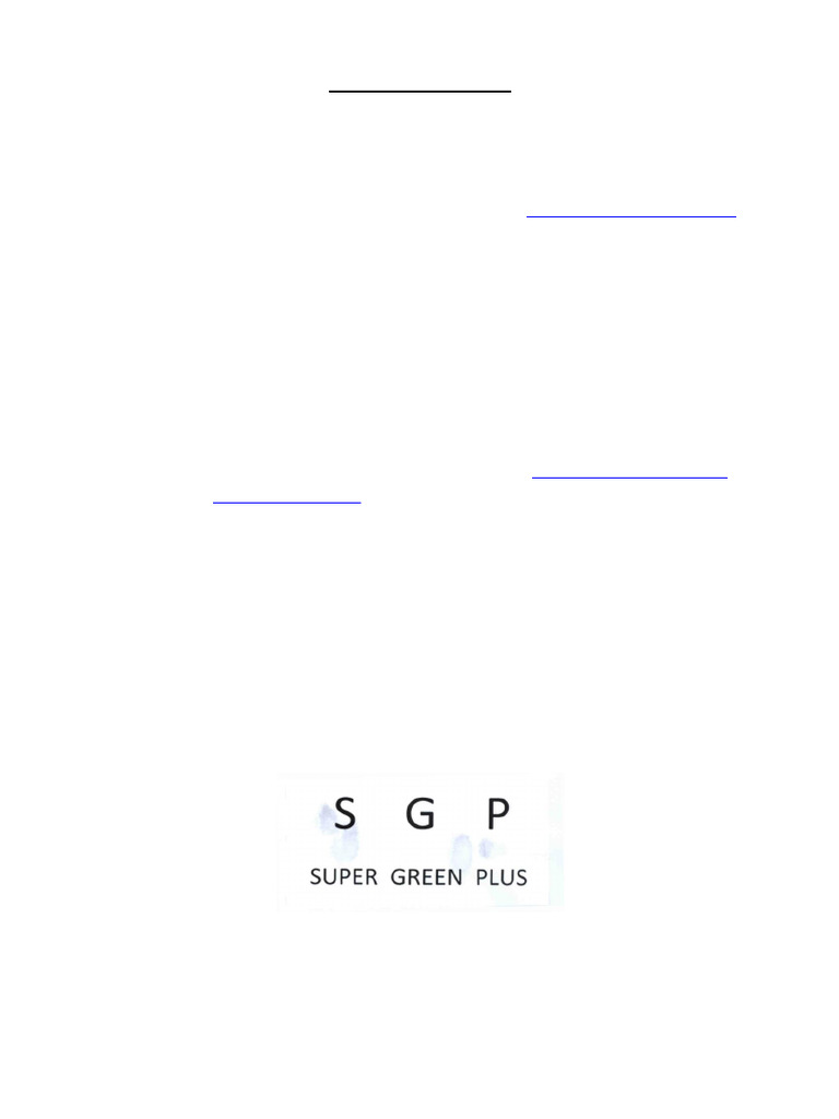 Surat Kuasa Perpanjangan Merek SGP | PDF