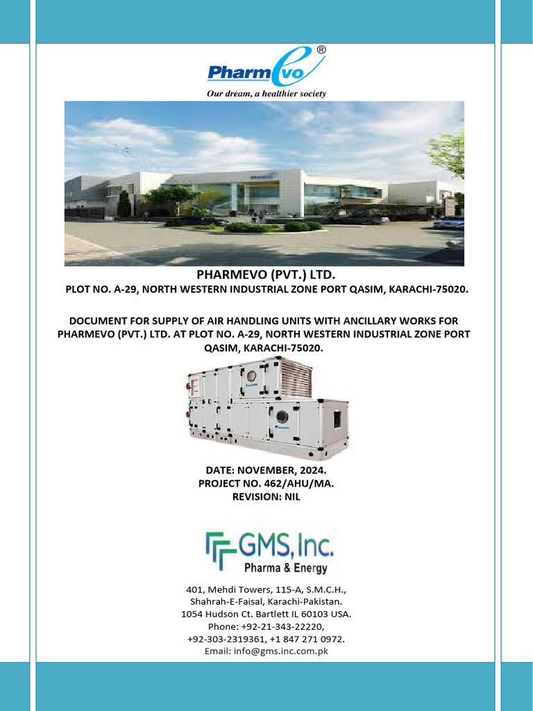 1 462 Cover Page Ahu+Ccu | PDF