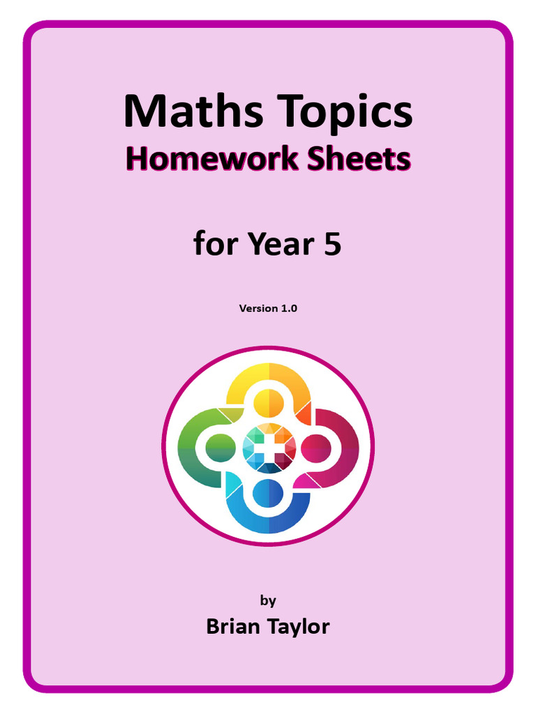 Maths Topics: Homework Sheets For Year 5 | PDF | Prime Number | Number ...
