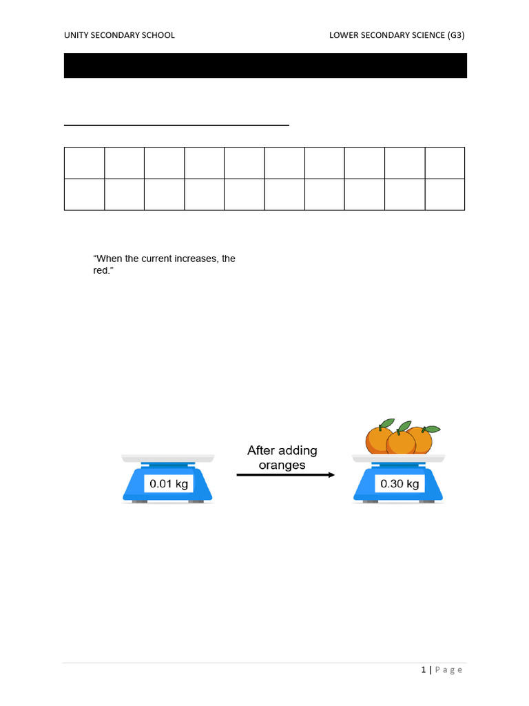 SEC 1 G3 - June Holiday Revision Worksheet 2025 - Ans NEW | PDF ...