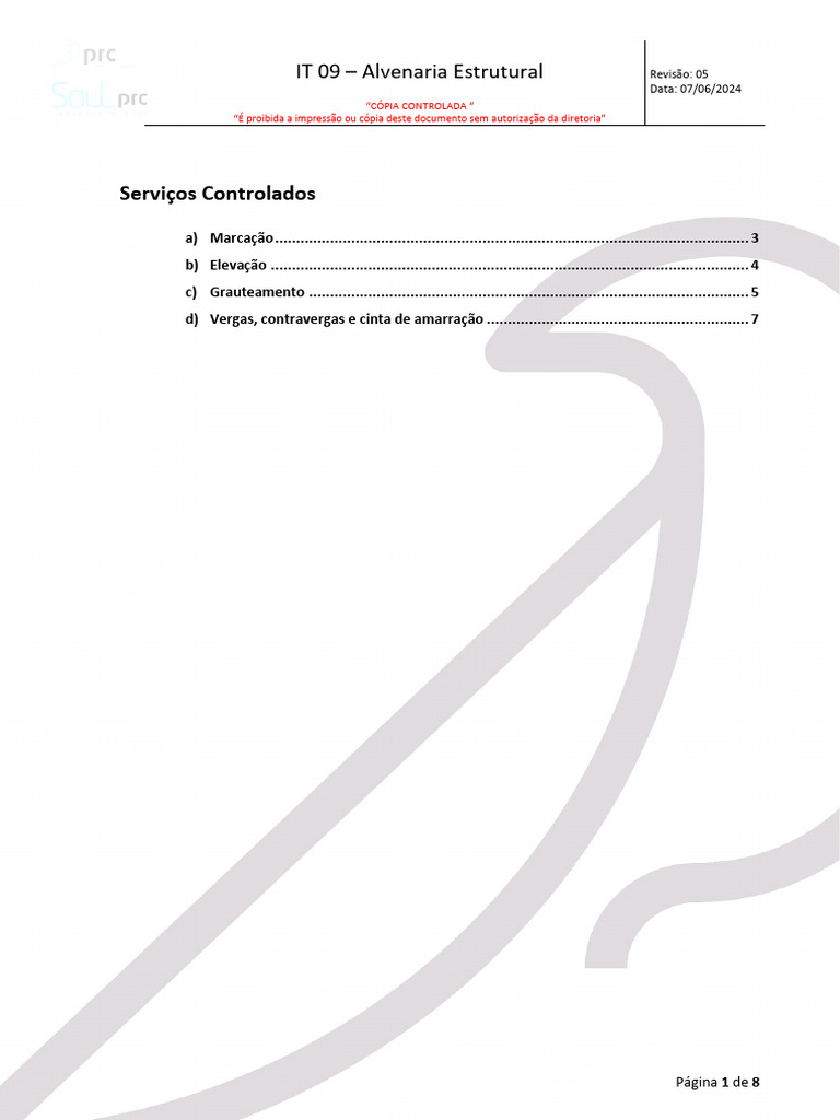 IT 09 - Alvenaria Estrutural - R05 | PDF | Argamassa (alvenaria) | Alvenaria