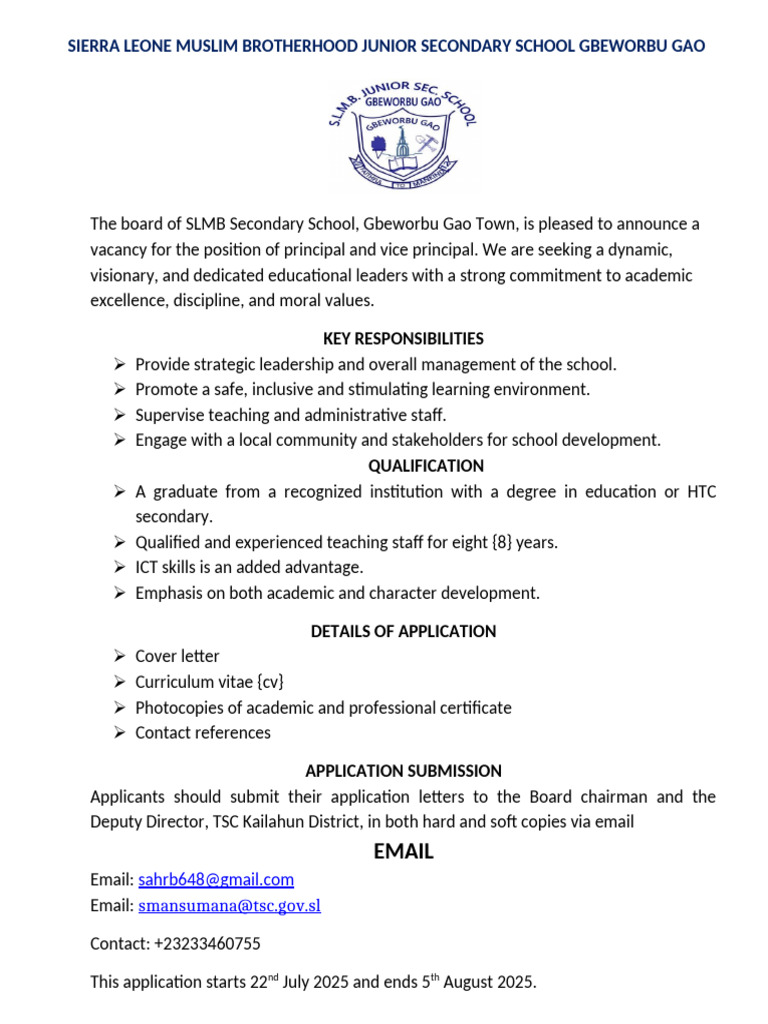 SLMB Application | PDF