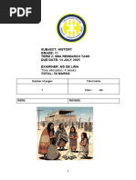 Grade 12 History ATP 2025 Overview | PDF