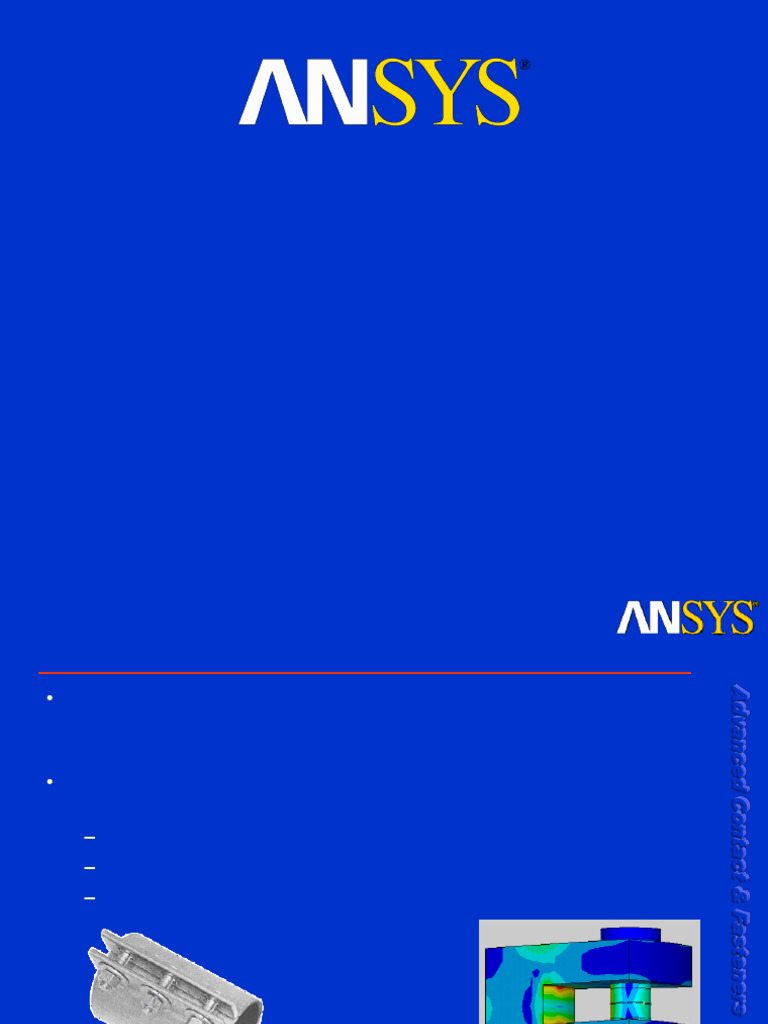 Bolt Pretension with PRETS179 Elements | PDF | Mechanical Engineering