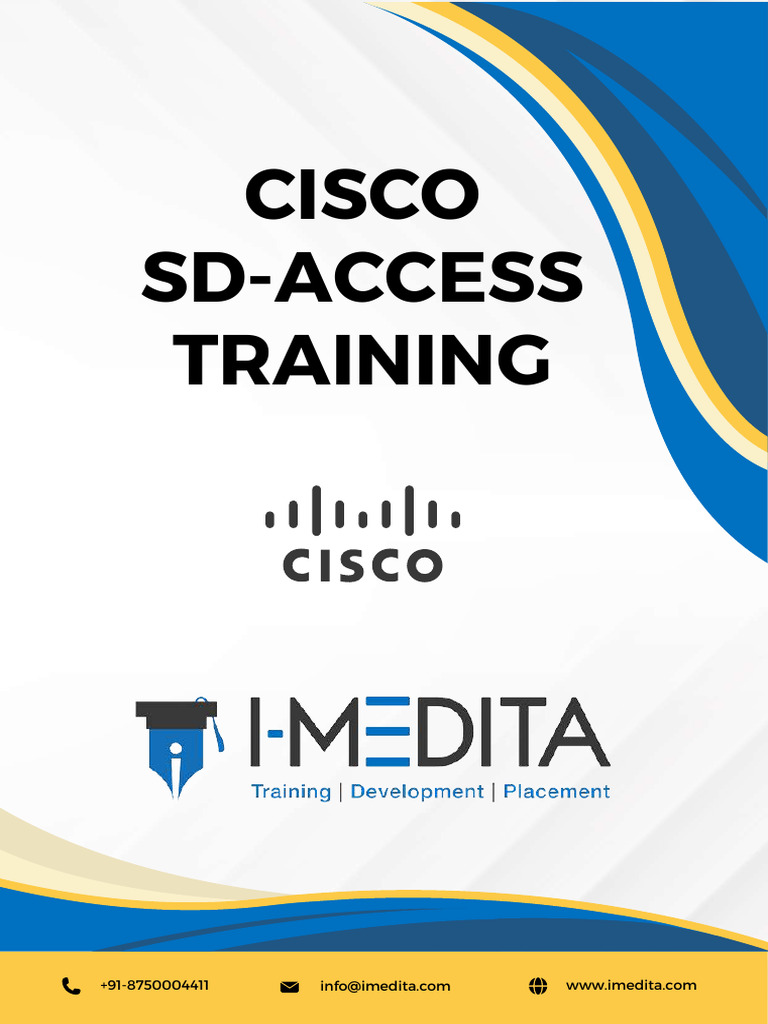 Cisco SD Access Training | PDF | Cisco Certifications | Computer Network