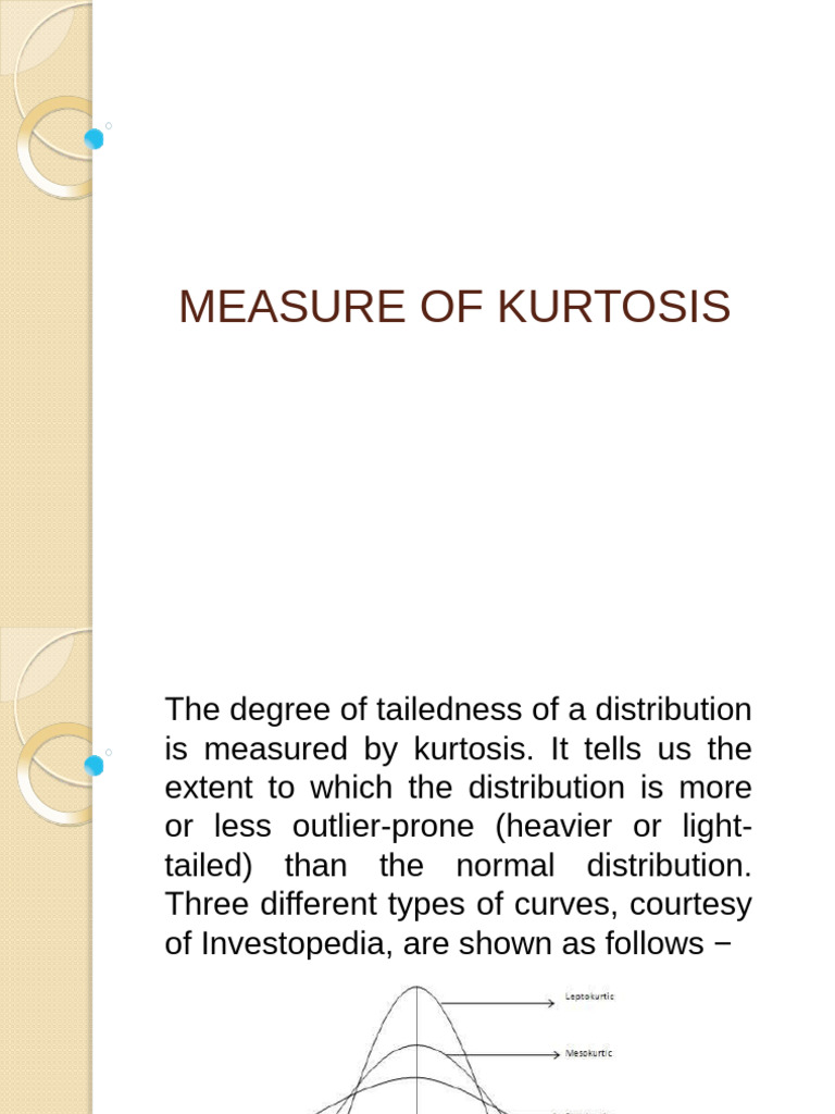 Understanding Kurtosis Types | PDF