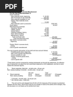 Production Cost Statement Example | PDF | Cost Of Goods Sold | Business ...