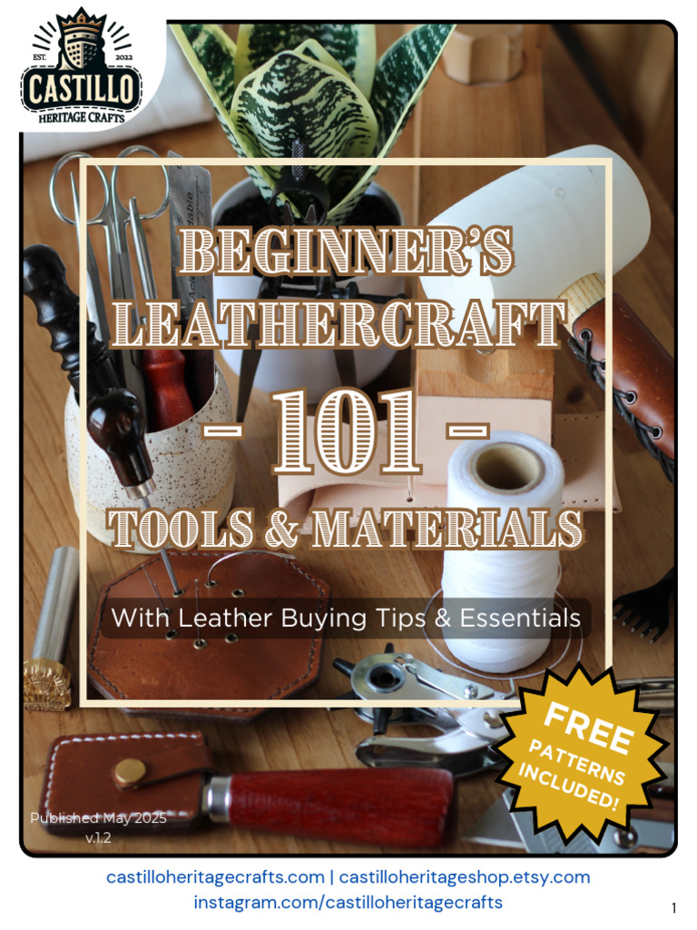 Beginner's Leathercraft Essentials Guide | PDF | Knife | Leather