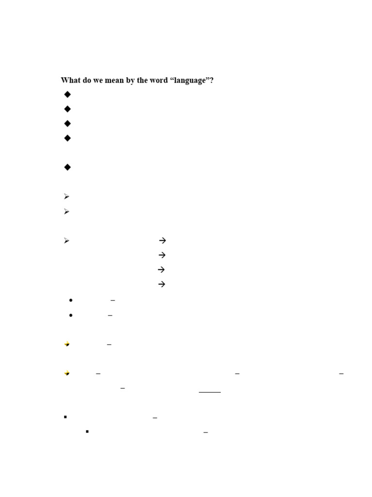 Linguistics Notes | PDF | Linguistics | Phonology