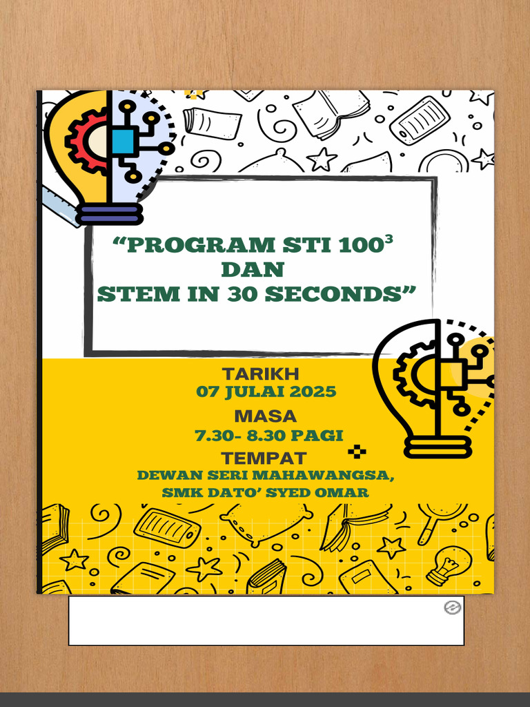 Program Sti 100 Dan Stem in 30 Seconds | PDF