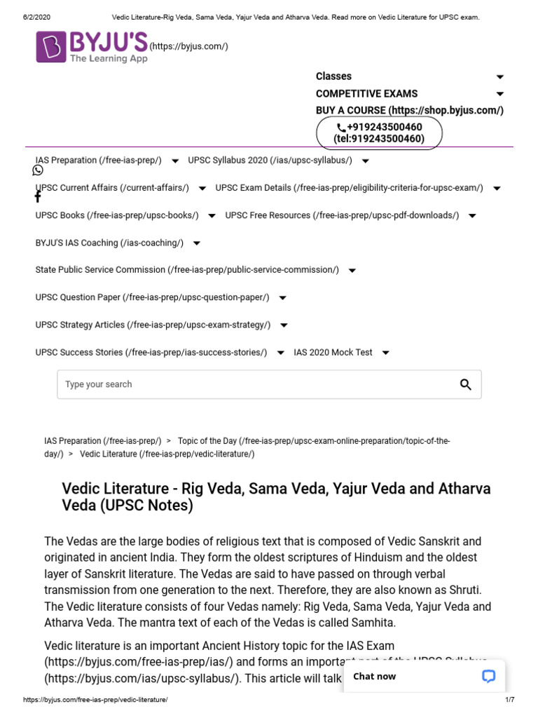 6vedic Literature-Rig Veda, Sama Veda, Yajur Veda and Atharva Veda ...