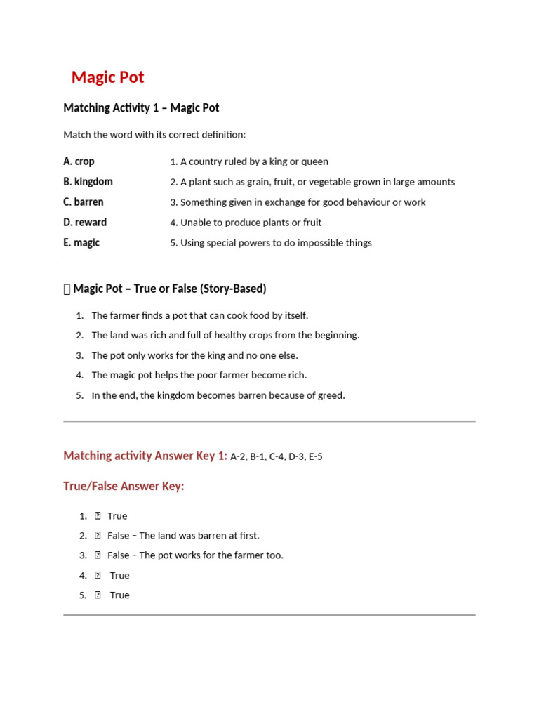 Story Practice Activities | PDF | Hansel And Gretel | European Fairy Tales