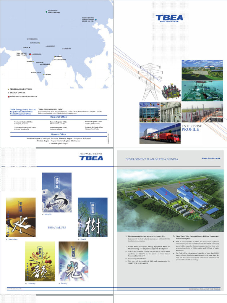 TBEA Brochure | PDF | Transformer | Electric Power Transmission