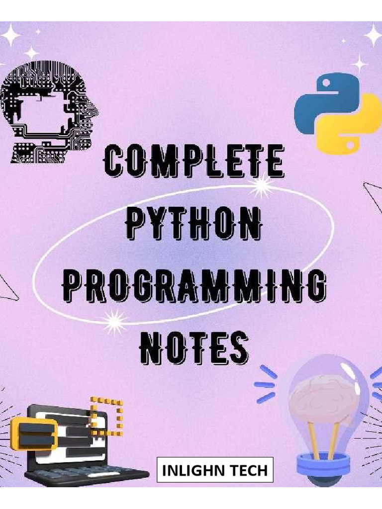 Handwritten Python Notes | PDF
