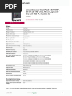 Product Datasheet: Circuit Breaker Compact NSX400N - Micrologic 2.3 ...