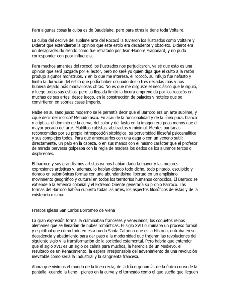 Rococo | PDF | Pinturas | Barroco