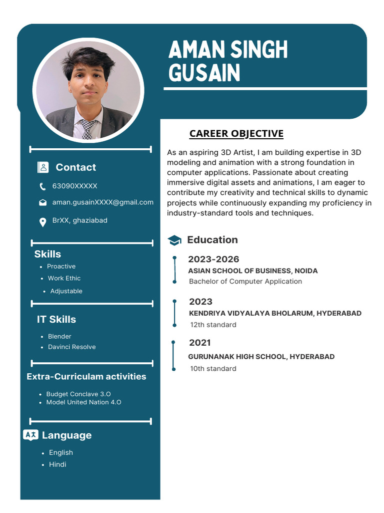 Aman Masked Resume | PDF