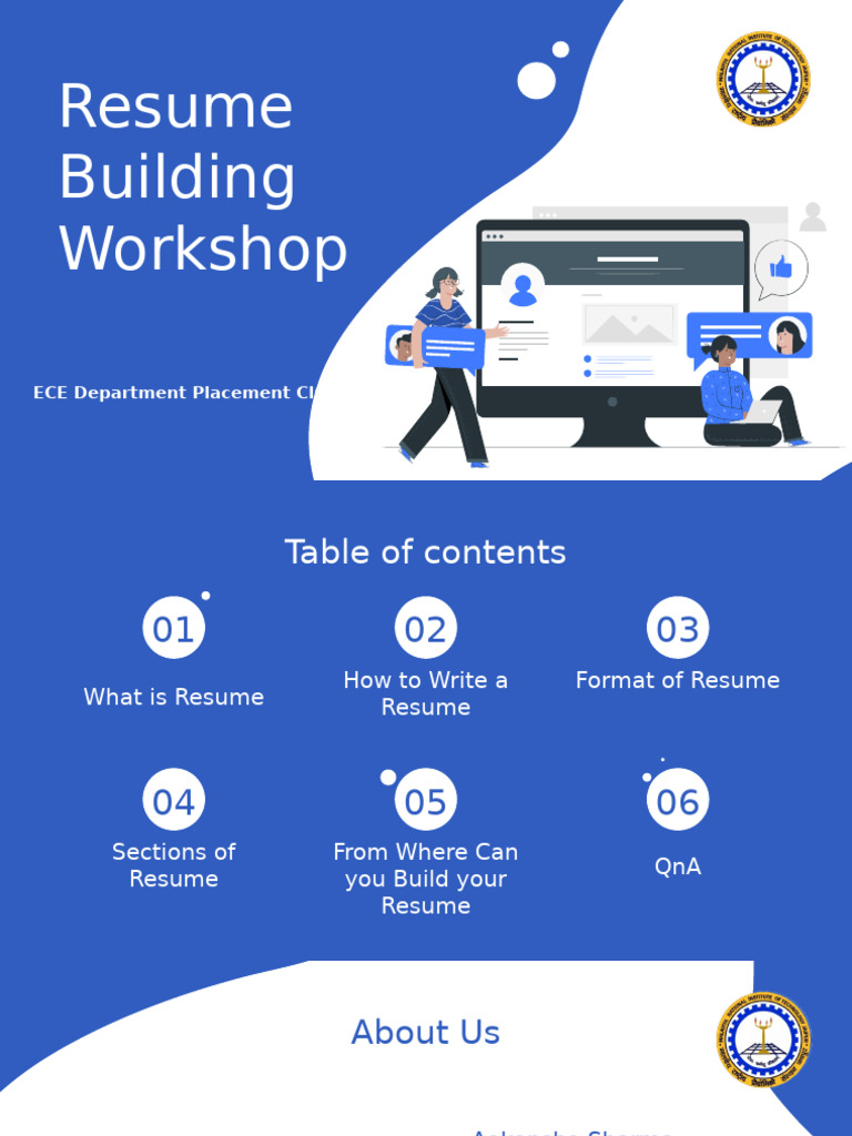 Resume Building Workshop: ECE Department Placement Club | PDF | Résumé ...
