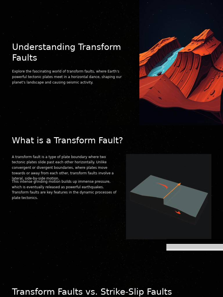 Understanding Transform Faults and Their Impact | PDF | Fault (Geology ...