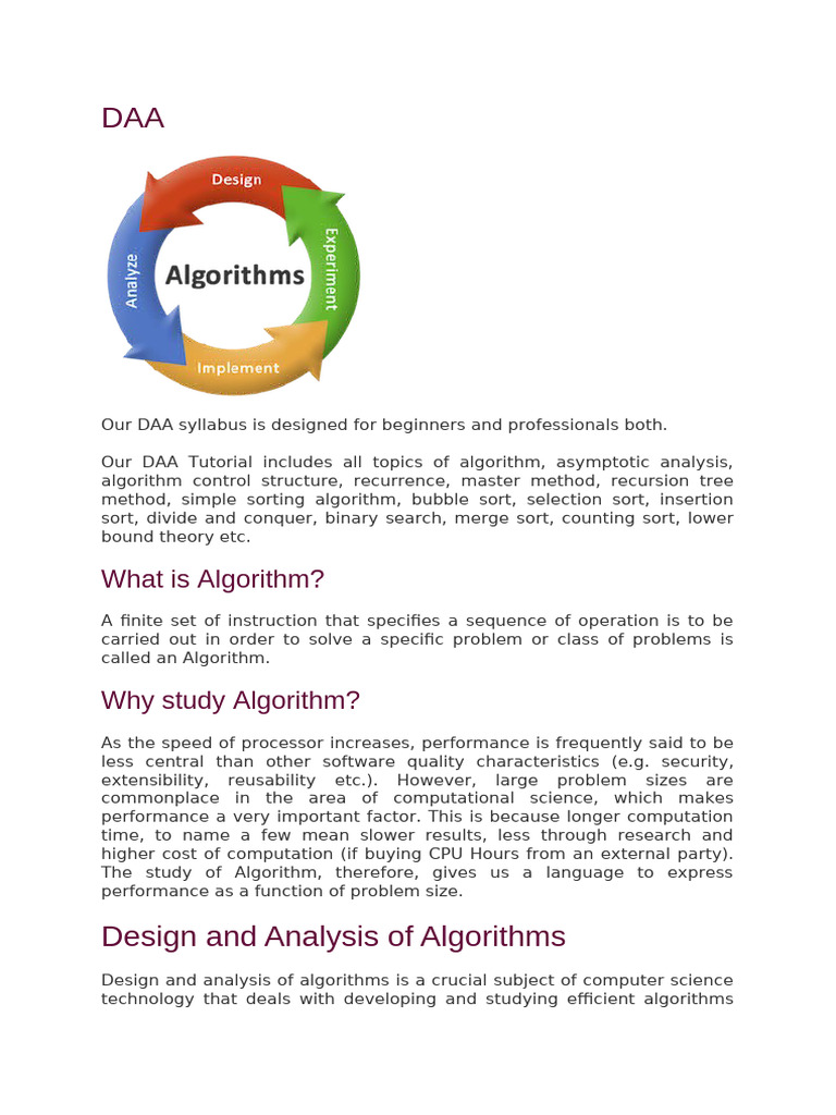 4th Sem BCA Unit 1 | PDF | Time Complexity | Applied Mathematics