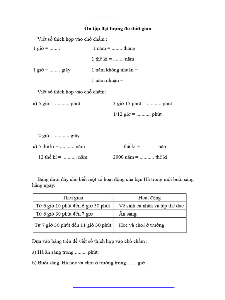 Bai Tap Doi Don VI | PDF