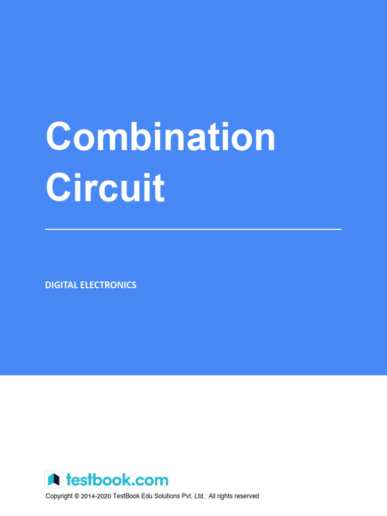 Combinational Circuit Fundamentals | PDF
