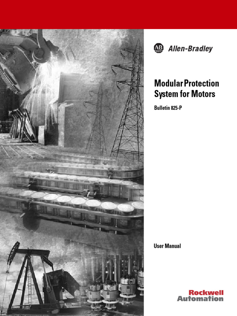 Modular Protection System For Motors: Bulletin 825-P | PDF | Relay ...