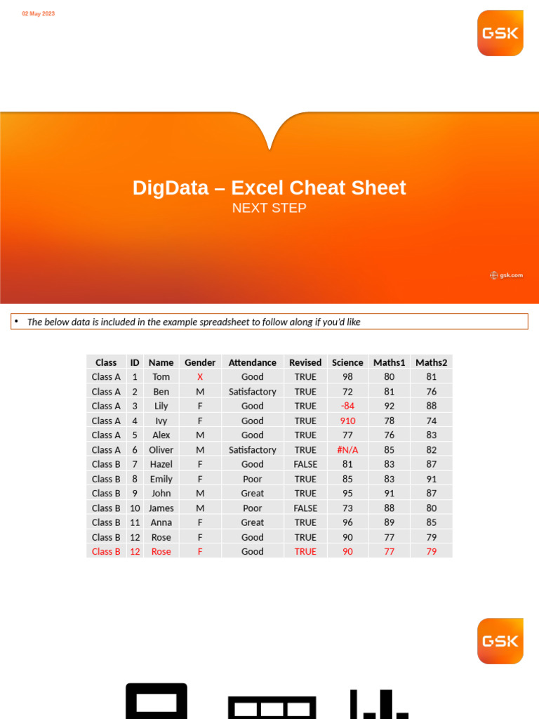 DigData - Excel Cheat Sheet | PDF | Spreadsheet | Microsoft Excel