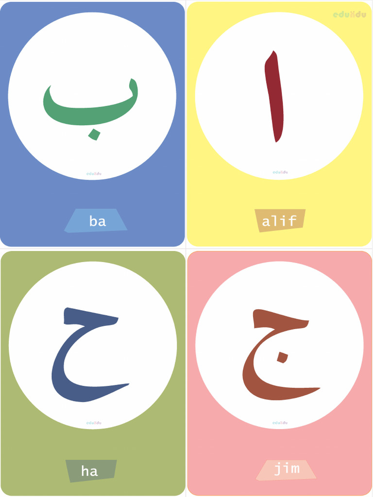 Flash Card Hijaiyah | PDF