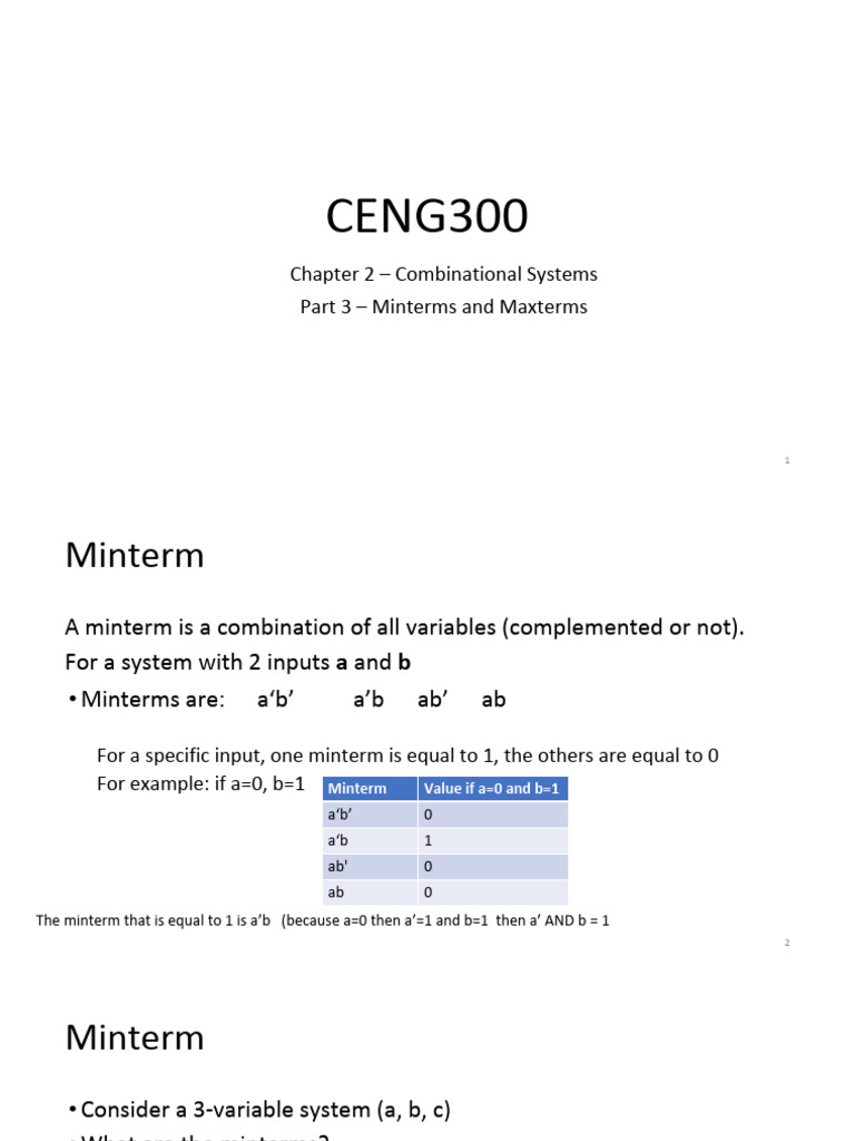 CENG250 Chapter 2 Part 3 | PDF | Mathematical Logic | Logic