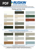 Kingspan Insulated Panels Color Chart en Us Ca | PDF | Coating ...