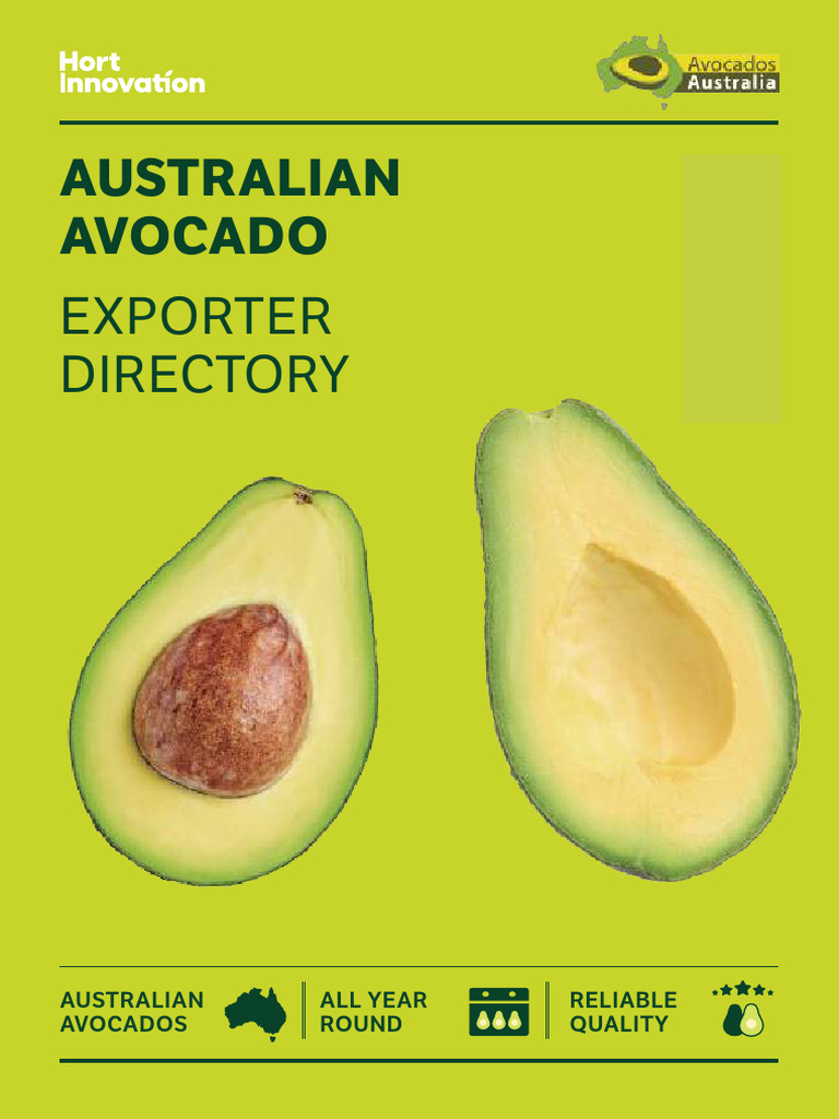 Australian Avocado Exporter Directory | PDF | Avocado | Australia