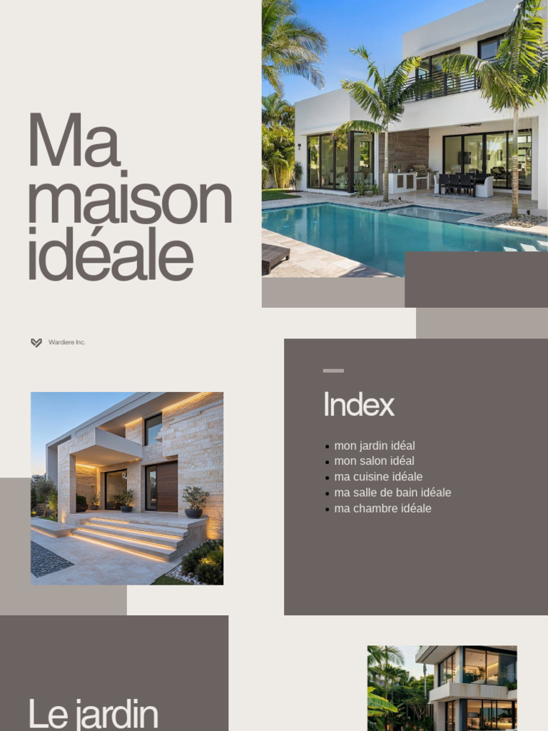 Ma maison idéale et ses espaces clés | PDF