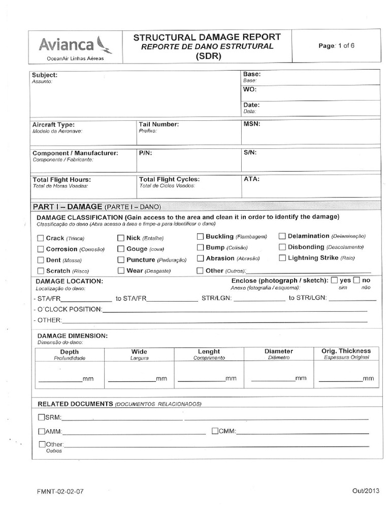 SDR Preenchimento | PDF